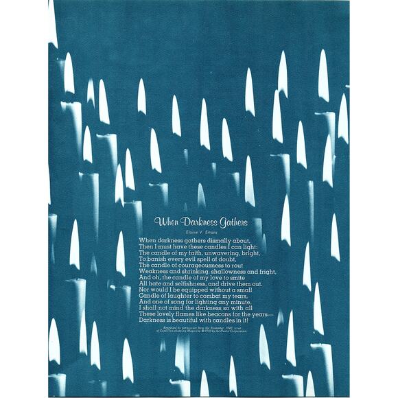 None and/or Unknown | Other | When Darkness Gathers Elaine V Emans 97s ...